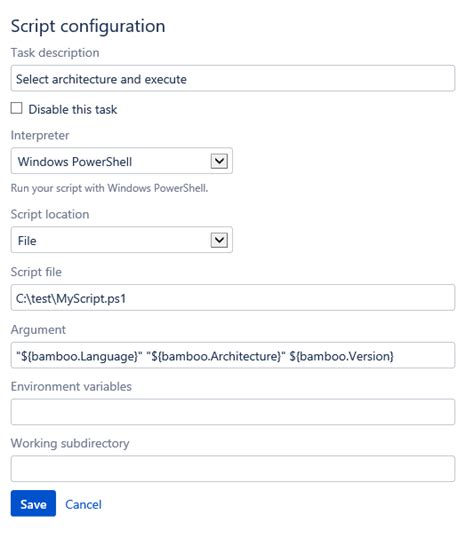 Powershell Bamboo Variable Doesnt Accept Spaces Stack Overflow