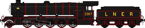 Oc Leviathan The Lner I1 2 10 0 By New Oban Productions On Deviantart