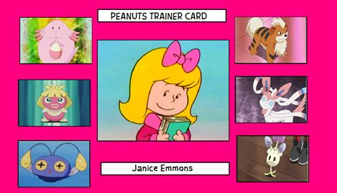 Peanuts Trainer Card Janice Emmons By Arthurengine On Deviantart