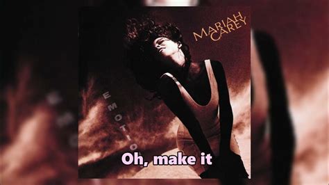 Mariah Carey Make It Happen Lyrics 90s Youtube