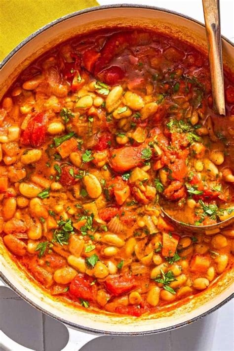 White Bean Stew Recipe The Mediterranean Dish