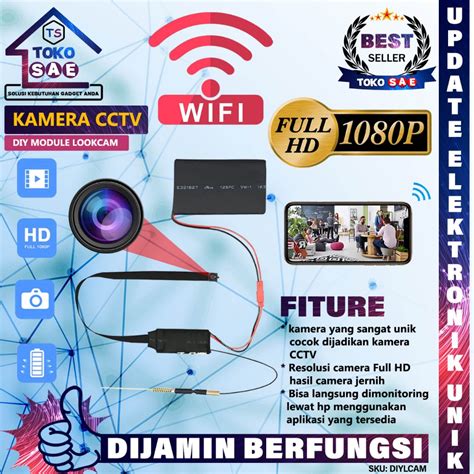 Jual Spy Camera Perekam Vidio Ip Kamera Mini Diy Module Wifi App