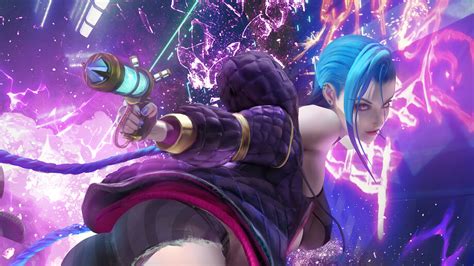 Jinx Art Lol 4k 3791i Wallpaper 4k Pc