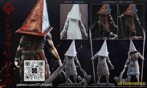 🗿 Pyramid Head・ 3d File For 3d Printing・cults