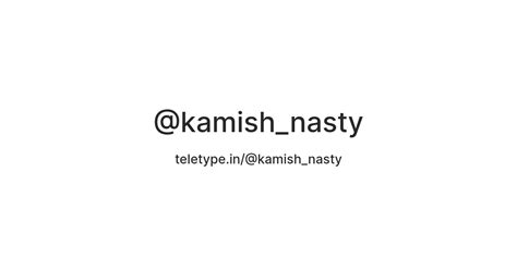 Kamishnasty — Teletype