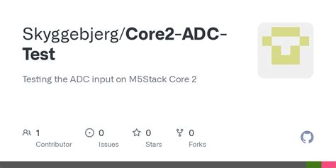 Github Skyggebjergcore2 Adc Test Testing The Adc Input On M5stack