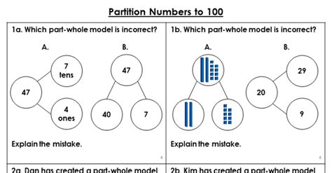 051 Partition Numbers To 100 Classroom Secrets