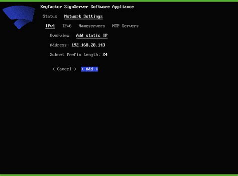 Configure Static IPv And Or IPv Addresses