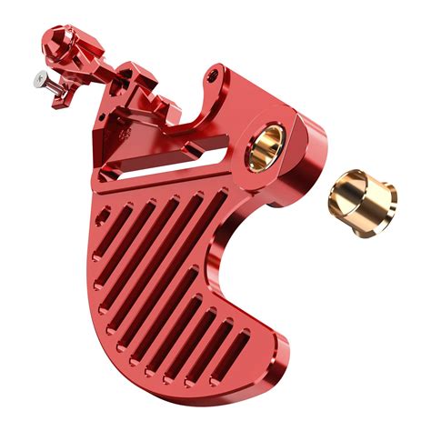 Tusk Rear Brake Caliper Support With Disc Guard Orange For Ktm Models