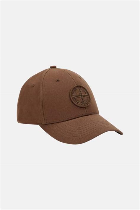 Stone Island Cotton Compass Cap Military Green Garmentory