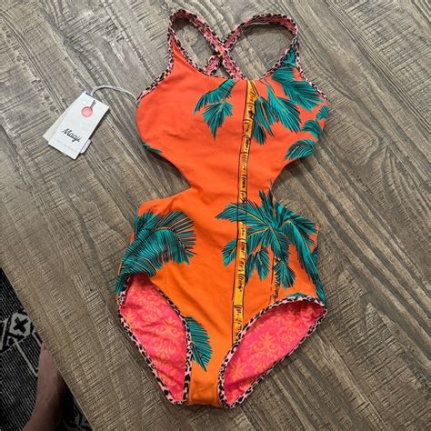 Maaji Girls Cali Sunset Sunup Reversible One Piece Swimsuit Ebay