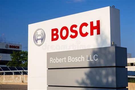 Signage Of Robert Bosch Llc At Farmington Hills Michigan Editorial