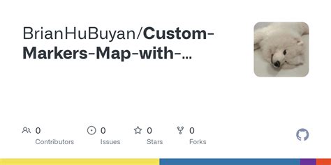 Github Brianhubuyancustom Markers Map With Filters