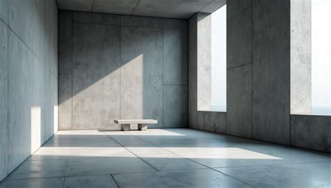 Free Minimalist Concrete Room Image Minimalism Concrete Room