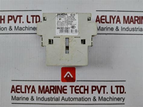 Siemens 3rh1921 1da11 Auxiliary Switch Block 500v Aeliya Marine