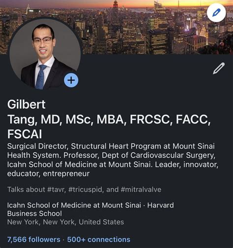 Gilbert Tang Md Msc Mba Frcsc Facc Fscai On Linkedin Linkedin