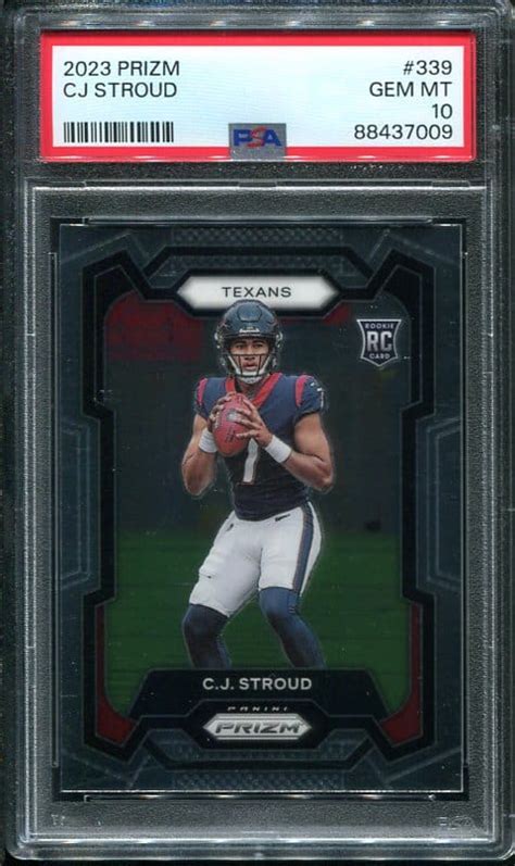 Hot 2023 Panini Prizm 339 Cj Stroud Rc Psa 10 88437009 All Star