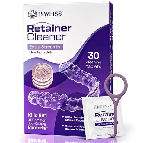 Daily Aligner Cleaner And Retainer Cleaner Tablets Bweiss Bweiss Health