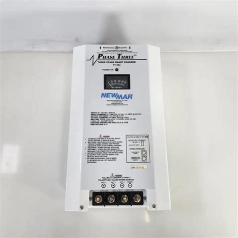 Newmar Pt 40u Phase Three Pt Series Battery Charger 12v 40a New Old