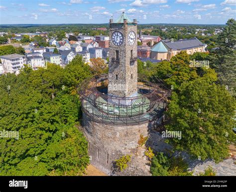 Cogswell Tower Aerial View At Jenks Park At The Historic City Center Of