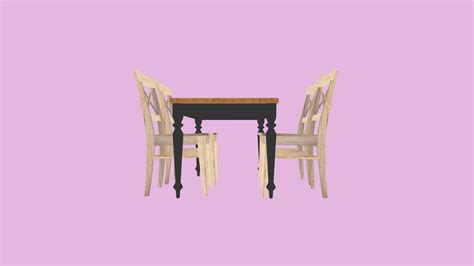 3d Table Set 3d Model By Senaylmzzz [7cbaa84] Sketchfab