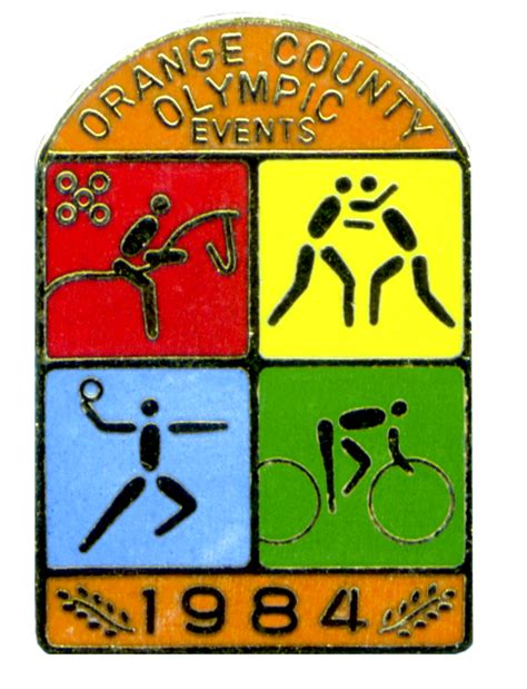 1984 Orange County California Olympic Venues Pin 1 Pin Designed And