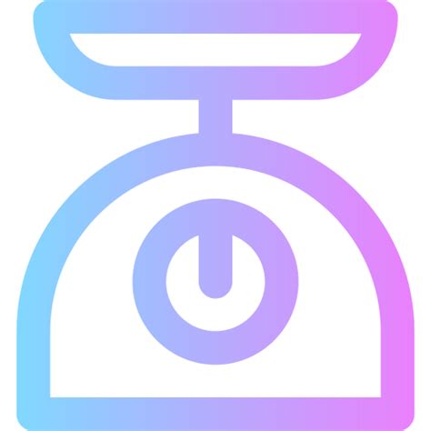 Kitchen Scale Super Basic Rounded Gradient Icon