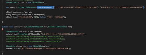 Fo Dicom How Can I Download Dcm Images From Pacs And Save Them