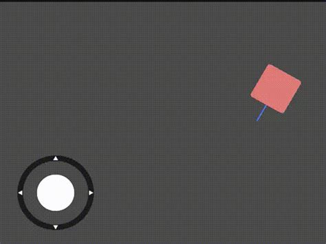 разработка игр Поворот персонажа относительно джойстика в Godot