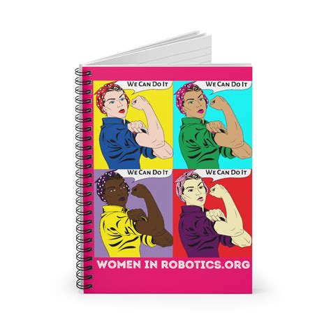 Women In Robotics Spiral Notebook