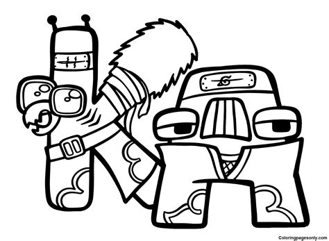 Alphabet Lore Coloring Pages Coloringpagesonly Com