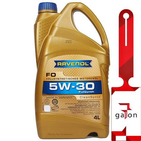 RAVENOL FO 5W30 CleanSynto 4L - syntetyczny olej silnikowy ...