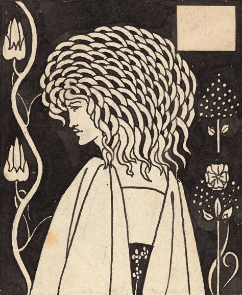 Aubrey Beardsley Headpiece For Malorys Morte Darthur Drawings