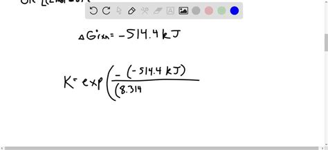 SOLVED:Calculate the equilibrium constant at 25^∘ C and at 150^∘ C for cach of the following ...