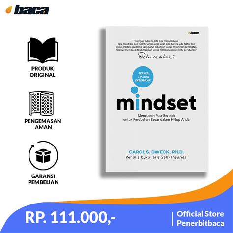 Jual Buku Mindset Carol Dweck Shopee Indonesia