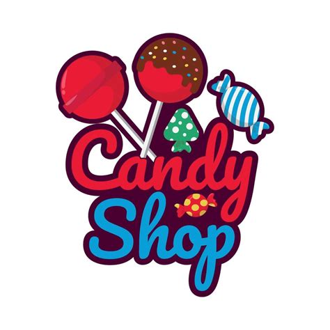 Candy Store Logos Candy Store Logo Design Template