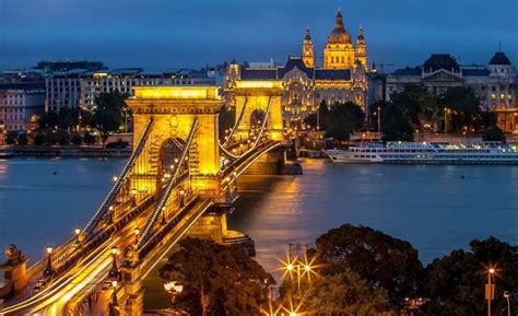 Szechenyi Chain Bridge Budapest Hungary With Map And Photos