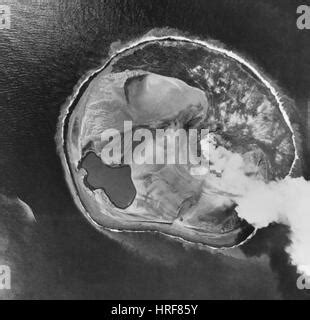 An Aerial Photograph Of Surtsey A Volcanic Island Near Icelands