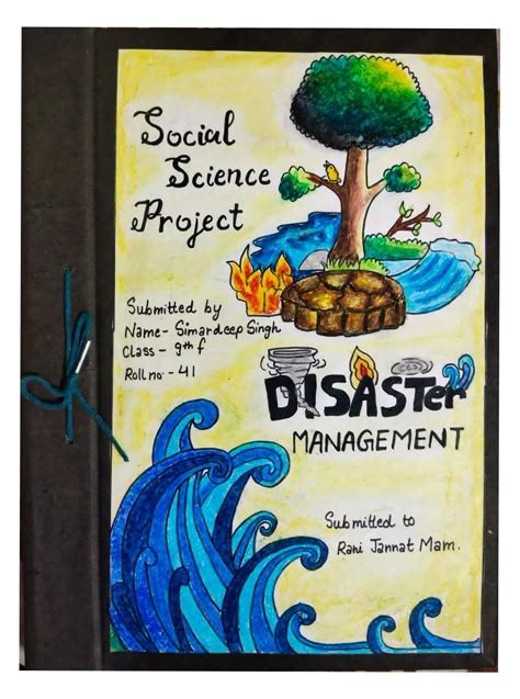 Natural Disasters Project Cover Page