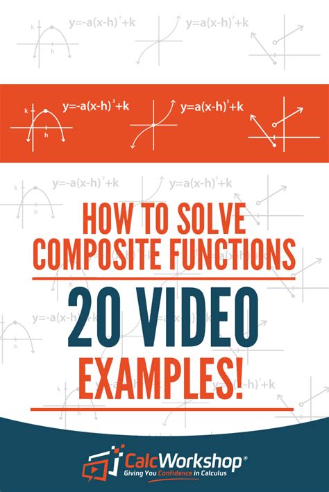 How To Solve Composite Functions 20 Video Examples