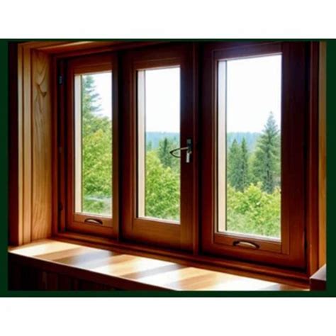 Brown Teak Wood Window At ₹ 550 Sq Ft Teak Wood Window In Balangir