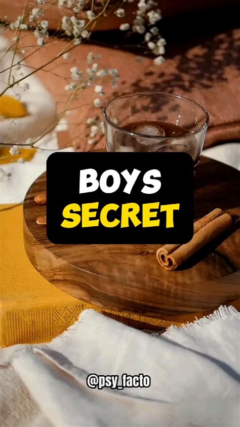 Secrets Boys Wish You To Know Artofit
