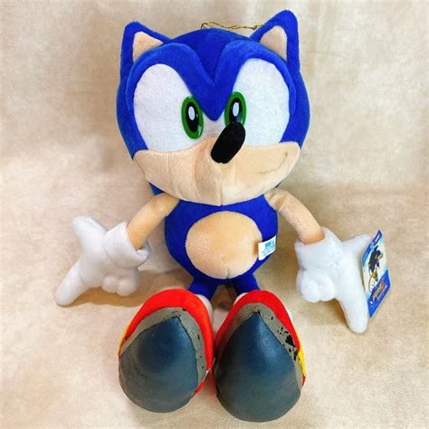Sonic The Hedgehog Sonic X Sonic Super Jumbo Plush Retro Sega2003 With
