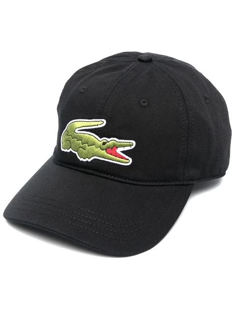Lacoste Logo Patch Baseball Cap Black Farfetch Za