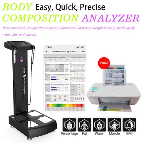 Body Composition Analyzer 3d Scale Body Fat Analysis With Printer Scans