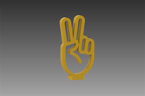 Peace Sculpture Design Decoration By Fdmbro Download Free Stl Model