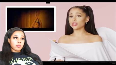 Ariana Grande Breaks Down Her Iconic Music Videos Reaction Youtube