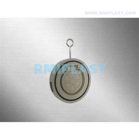 Polypropylene Pp Pph Single Disc Check Valve Wafer Type By Jis 10k Din