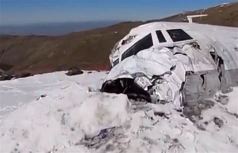 El Video Del Avión Estrellado En La Estación De Esquí De Sierra Nevada