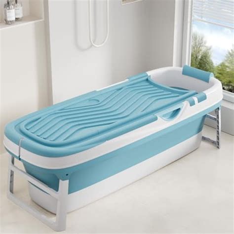 Kaiyan Portable Bathtub For Adult 62 Large Free Standing Surround